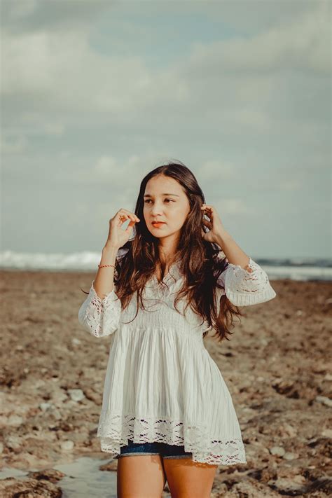 Girl Beach Happy Free Photo On Pixabay Pixabay