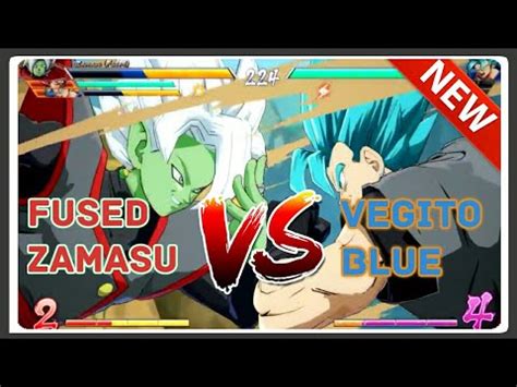 Fused Zamasu Vs Vegito Ssgss Ultimate Battle Dragon Ball Fighterz