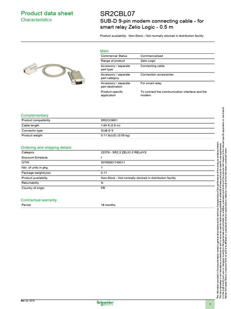 Zelio Logic Sr2cbl07 Pdf Computer Science Computer Engineering