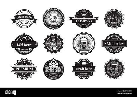 Craft Beer Emblem Cut Out Stock Images And Pictures Alamy