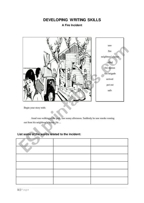 Developing Basic Writing Skills 3 Esl Worksheet By Azizi