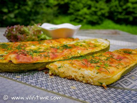 Пълнени тиквички с яйца и сирене кето палео Vilis Time