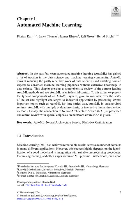 Pdf Automated Machine Learning