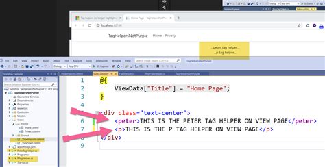 Asp Net Core Primitive Tag Helpers No Longer Purple In Visual Studio