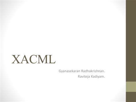 Xacml