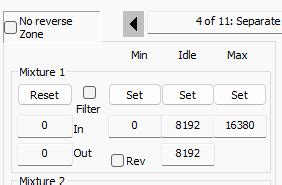 Setting Joystick Calibration Midpoint Output For Reverse Zone