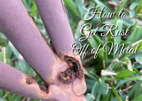 How To Get Rust Off Of Metal Furniture Fix It Craft Klatch