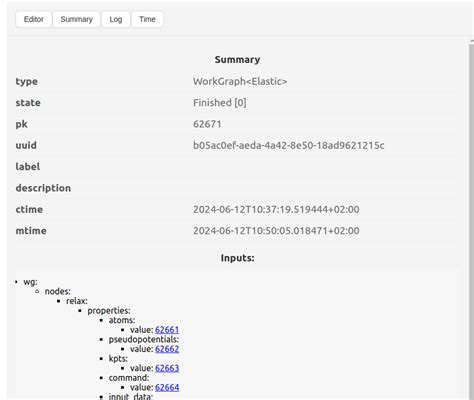 Use Web UI To View The WorkGraph AiiDA WorkGraph Documentation