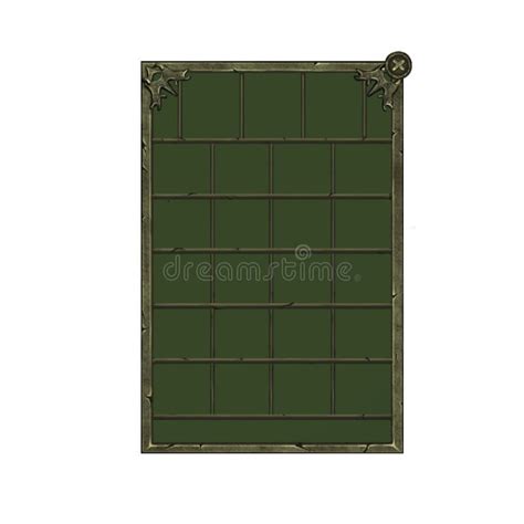 Metal Frame Medieval Style Game Ui Stock Illustration Illustration Of Game Label 299027124