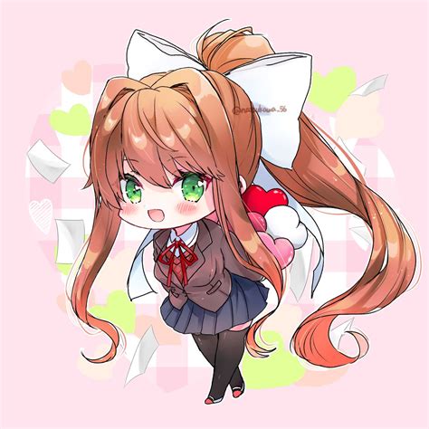 Monika Doki Doki Literature Club Doki Doki Literature Club Art