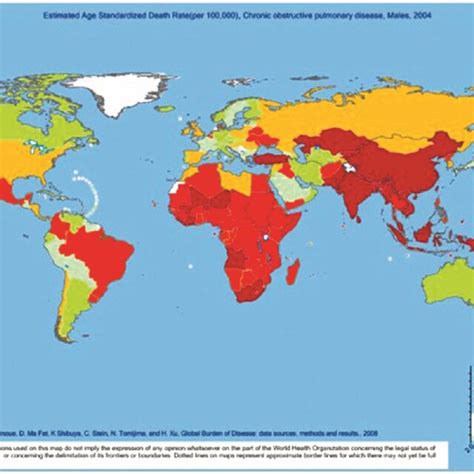 Copd Mortality Projections Global Burden Of Disease Data Updated Download Scientific Diagram