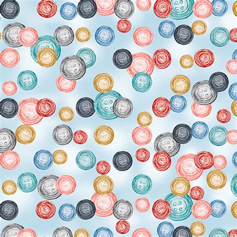 Cute As A Button Light Blue 617467110700