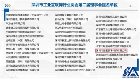 三诺数字入选深圳市工业互联网行业协会第二届理事会提名单位 集团新闻 三诺集团