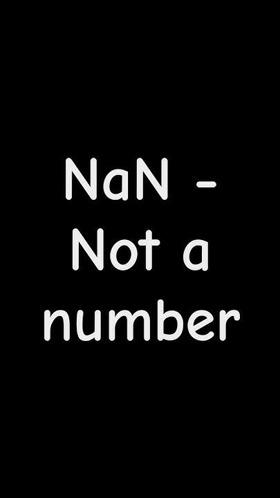 Nan In Javascript Youtube
