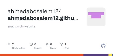 GitHub Ahmedabosalem Ahmedabosalem Github Io Enactus Cic Website