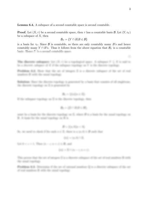 Solution Topology Topology Lecture 6 7 Topology Course Topology