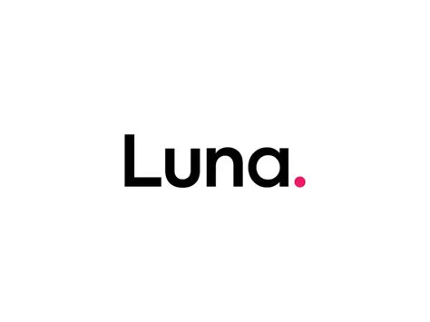 Luna Logo 2d Animation Luna Digital Black And Pink Branding