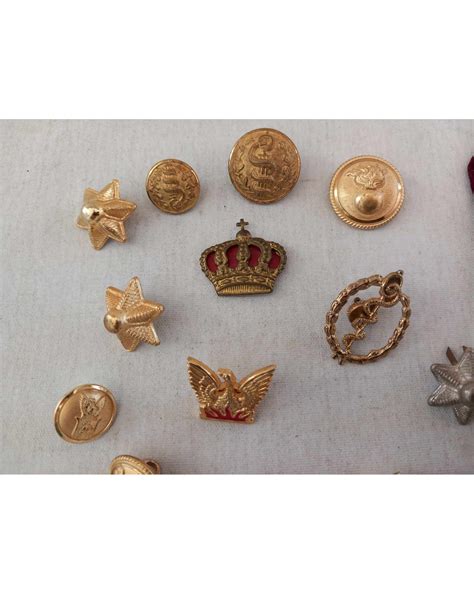 Hellenic Army Old Buttons Badges