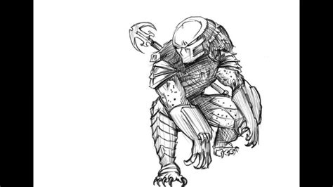 Predator Drawing At PaintingValley Com Explore Collection Of Predator Drawing