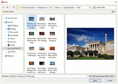 TdxOpenPictureDialog Class VCL DevExpress Documentation