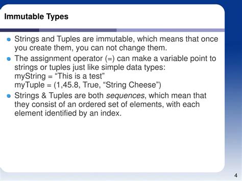 Ppt Comprehensive Overview Of Python Compound Data Types Strings