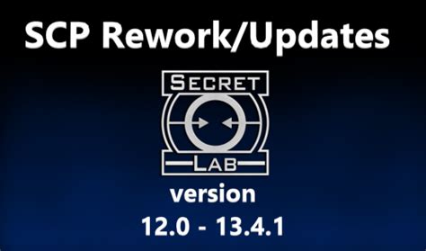Create A SCP SL All SCP Reworks Updates 12 0 13 4 1 Tier List TierMaker