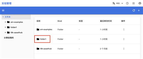 在实验管理控制台查看和管理数据 Tensorstack Ai 计算平台 用户手册