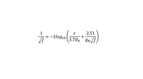 A Hack To Solve The Dreaded Colebrook White Equation