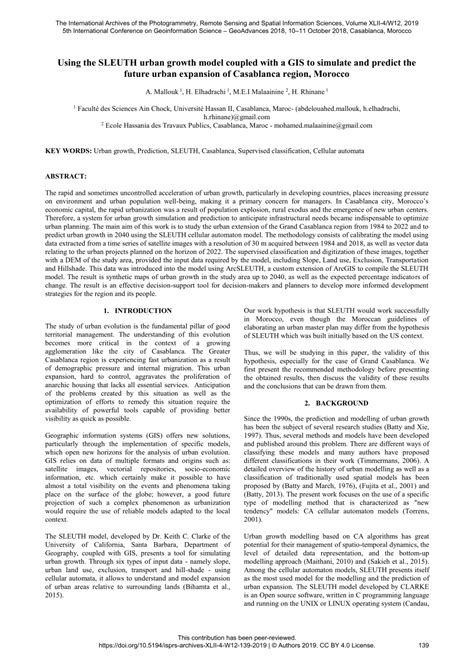 Pdf Using The Sleuth Urban Growth Model Coupled With A Gis To Simulate And Predict The Future