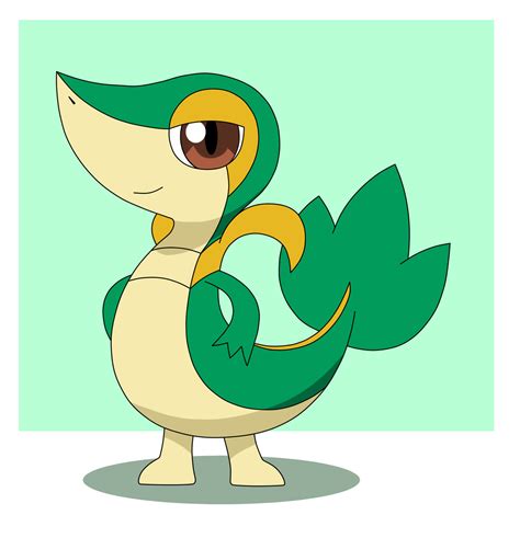 Snivy By Len Oji On Deviantart