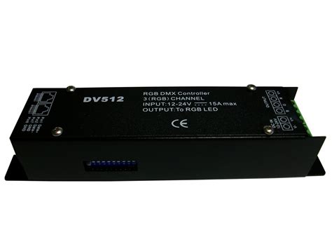 DMX 512 RGB LED Controller 12v 24v Lighting Bay