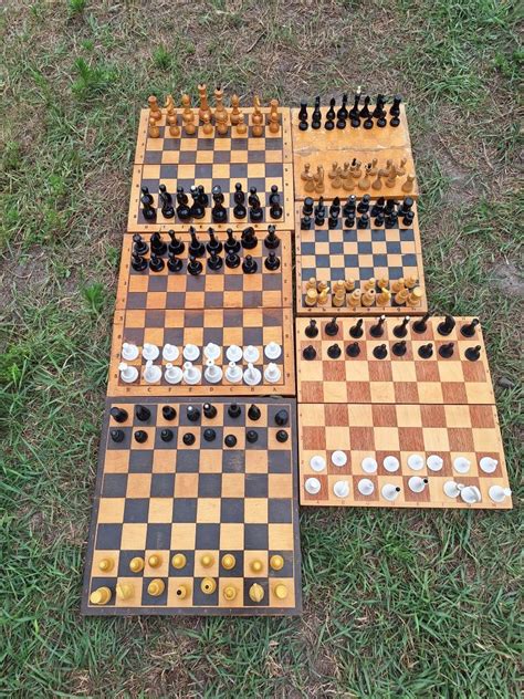 Шахматы СССР пластиковые и деревянные 250 грн Настільні ігри Верхньодніпровськ на Olx