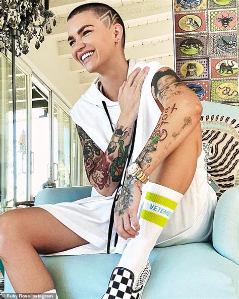 Ruby Rose Name Tattoo
