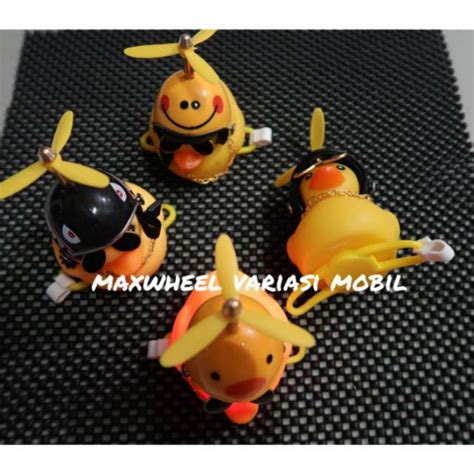 Bebek Helm Bebek Berbaling Balik Led Bisa Bunyi Bebek Kacamata Sepeda Motor Mobil Pajangan