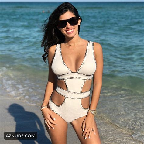 Alexandra Rodriguez Sexy In A One Piece Swimsuit On The Beach In Miami Aznude
