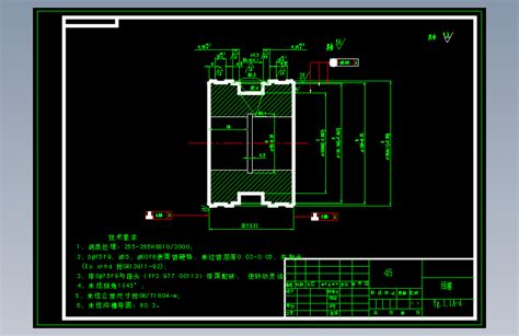 组合机床动力滑台液压缸设计含3张cad图 Autocad 2007 模型图纸下载 懒石网