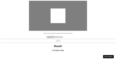 Croppie To Crop Uploaded Base64 Image Codesandbox