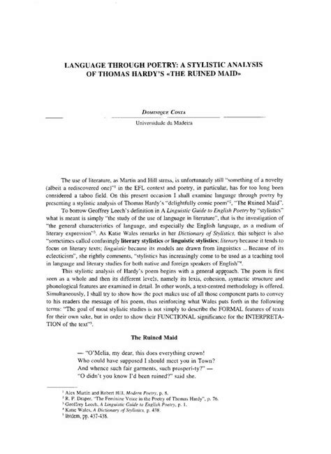 Pdf Language Through Poetry A Stylistic Lerletrasupptlerletrasupptuploads
