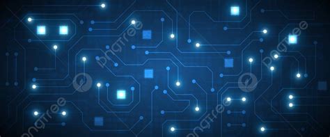 Circuit Technology Background Connection Information Web Vector Connection Information Web