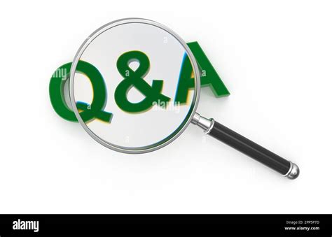 Questions And Answers Concept This Is A 3d Rendered Computer