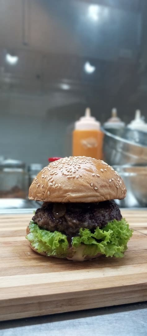 Classic Burger Food And Drinks Fresh Produce On Carousell