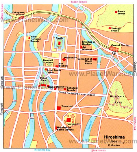 Hiroshima Map Japan