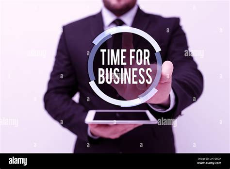 Conceptual Display Time For Business Business Concept Fulfil Transactions Within Period
