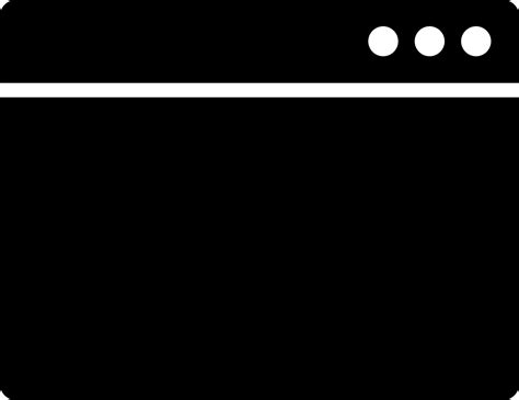 Illustration Of Browser Glyph Icon 24275408 Vector Art At Vecteezy