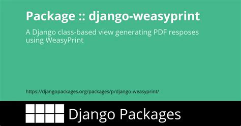 Weasyprint Django Generación De Pdf Con Weasyprint En Django
