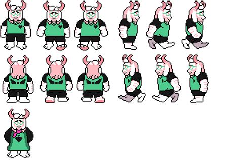 [wm Deltatale] Still Incomplete But Heres Ralseis Sprite Sheet For The Au R Deltarune