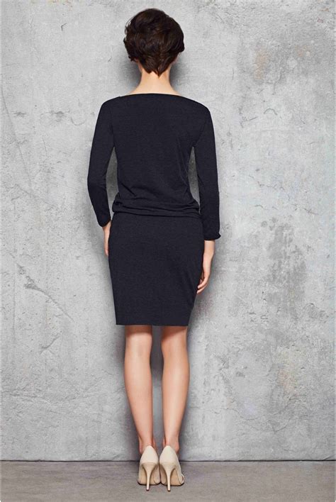 Rochie Simpla De Zi Cu Elastic In Talie