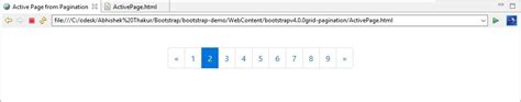 Learn How To Use The Pagination Class In Bootstrap 4