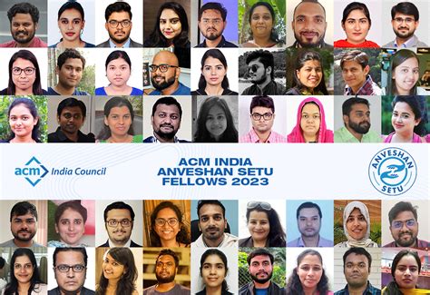 Announcing Acm India Anveshan Setu Fellows 2023 2024 Congratulations