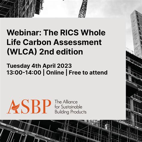Webinar The Rics Whole Life Carbon Assessment Wlca 2nd Edition The